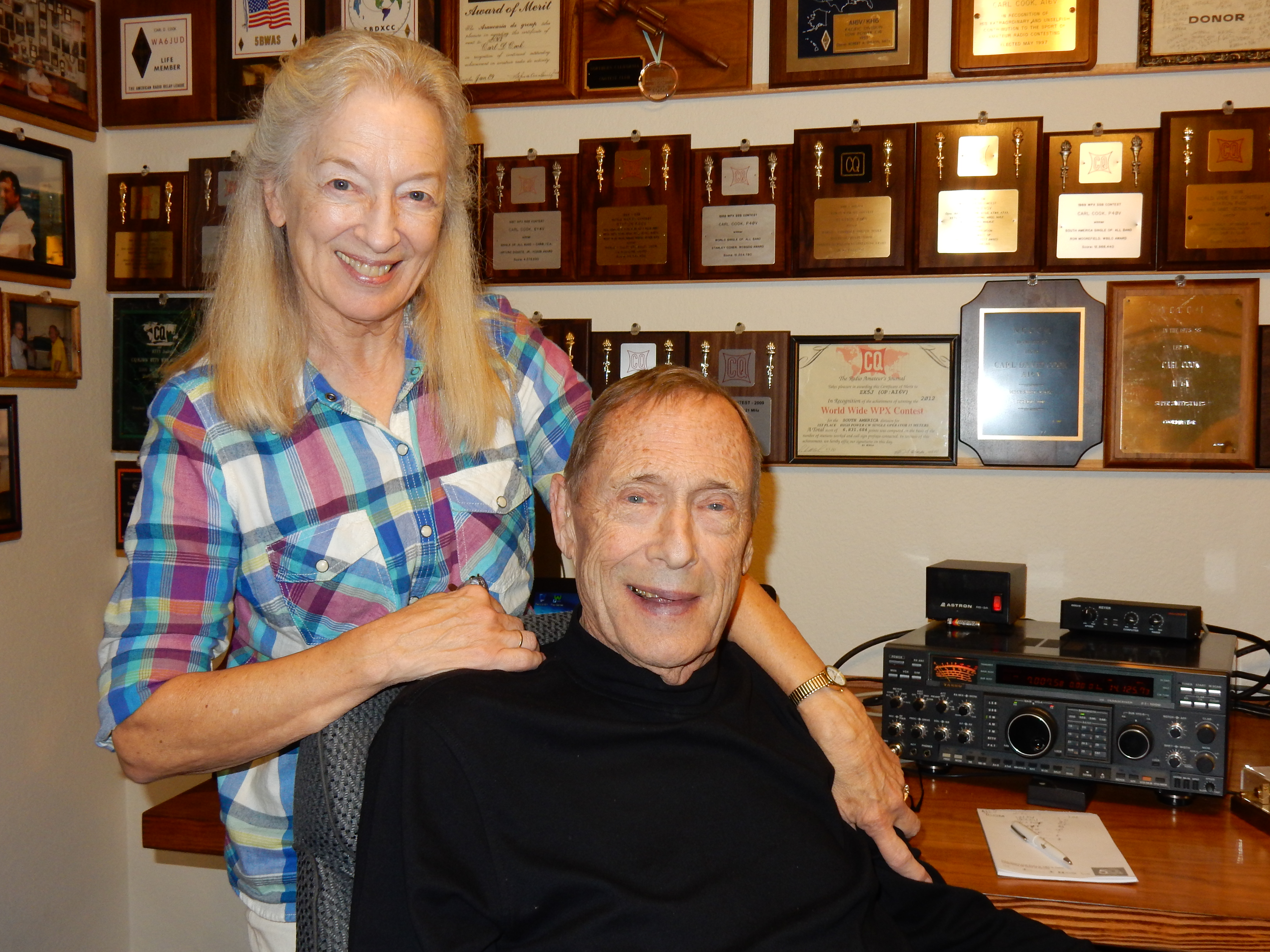 Contesting Hall of Famer Carl D. Cook, AI6V/P49V, SK