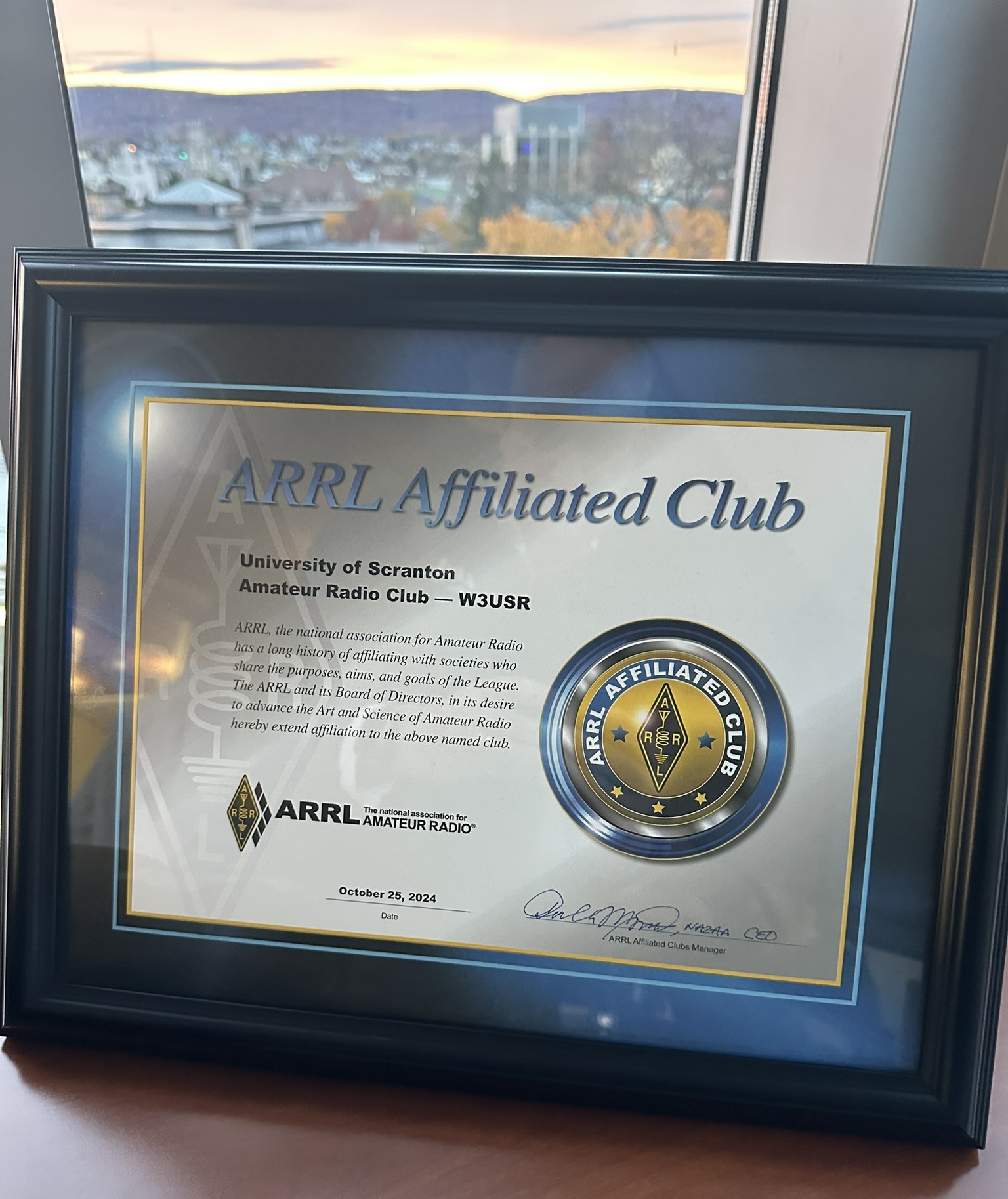 ARRL Recognizes University of Scranton During Amateur Radio Station ...